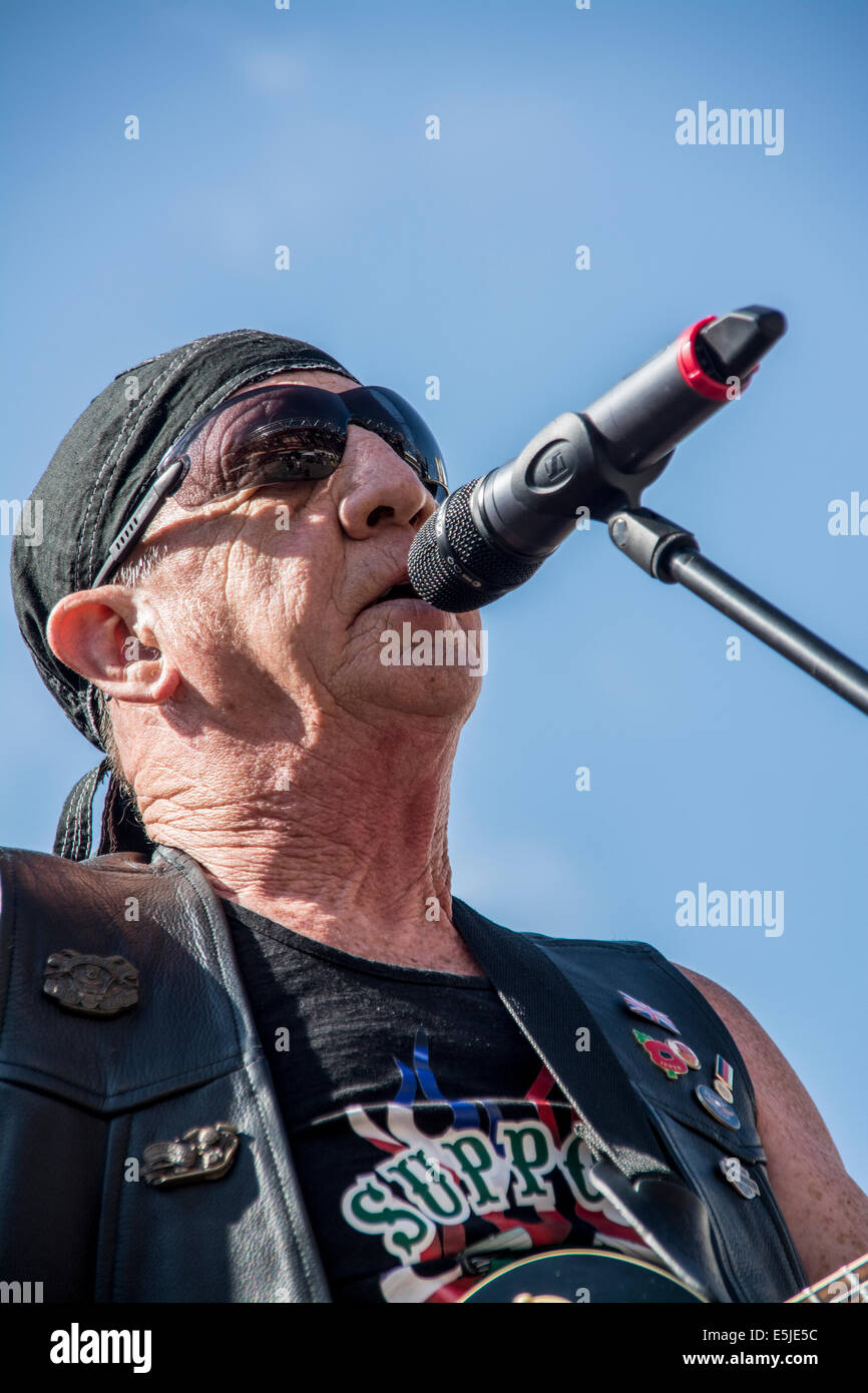 Gibraltar. 2nd Aug, 2014. As the banded started to play so did the ...