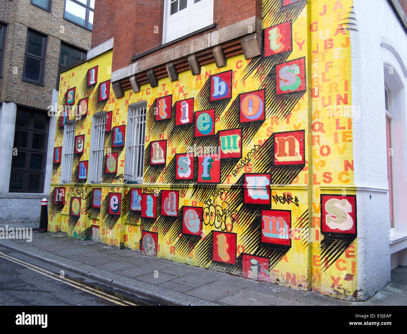 Street Wall Art Letters