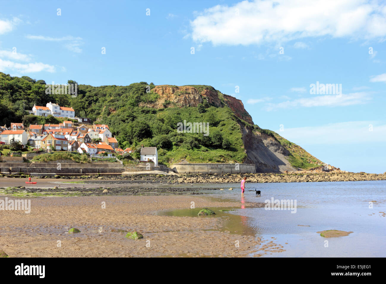 Runswick Bay, North Yorkshire, England, UK Stock Photo - Alamy
