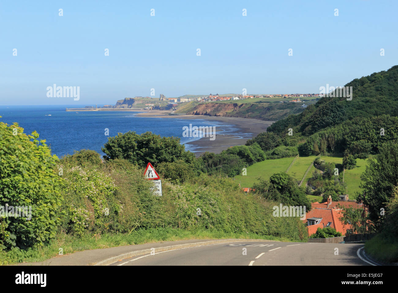 Runswick Bay, North Yorkshire, England, UK Stock Photo - Alamy