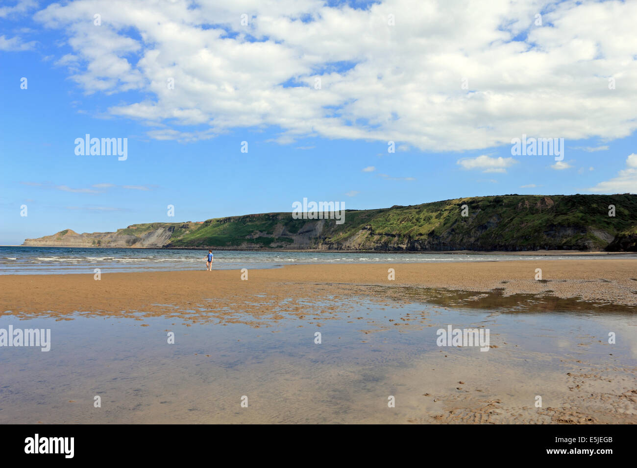 Runswick Bay, North Yorkshire, England, UK Stock Photo - Alamy