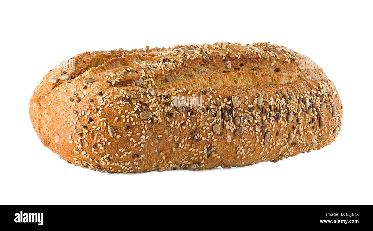Rye bread loaf isolated Cut Out Stock Images & Pictures - Alamy
