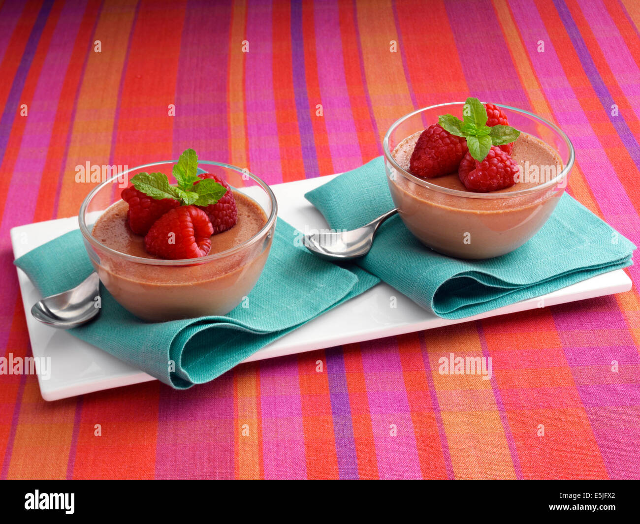 Pot of cream dessert hi-res stock photography and images - Alamy
