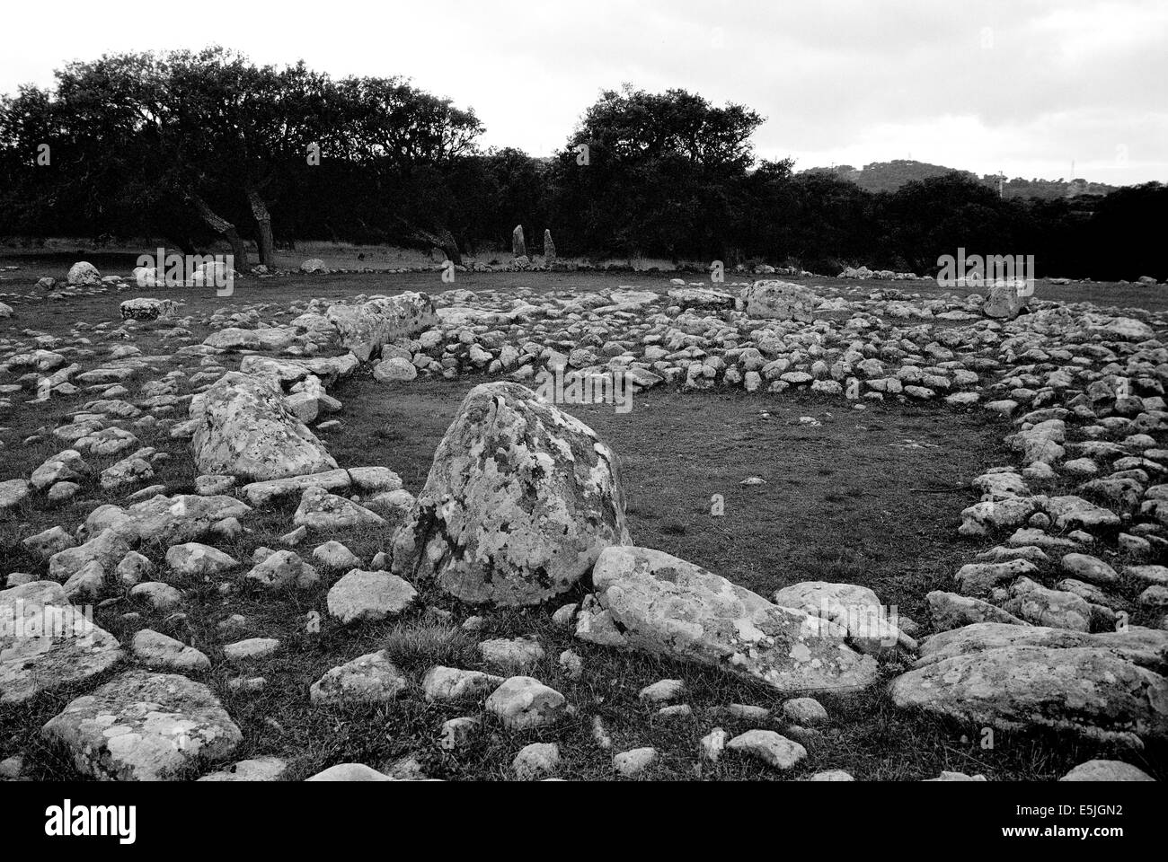 Nuragic village in Sardinia Stock Photo - Alamy