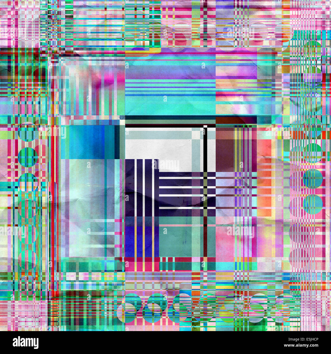 bright geometric abstract background with different elements Stock ...