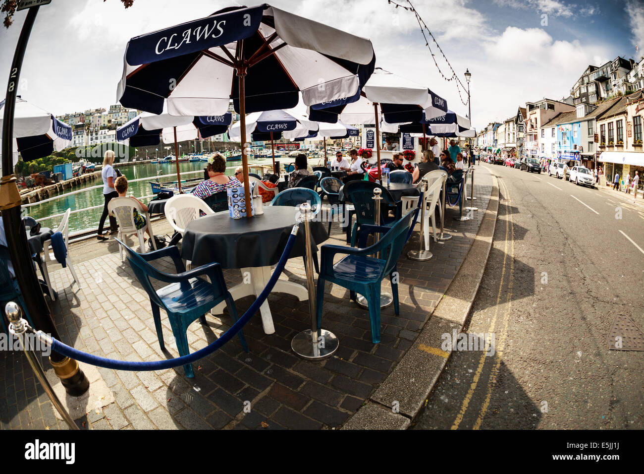 Family Holiday photographs of Toruay and Devon in England UK Stock ...