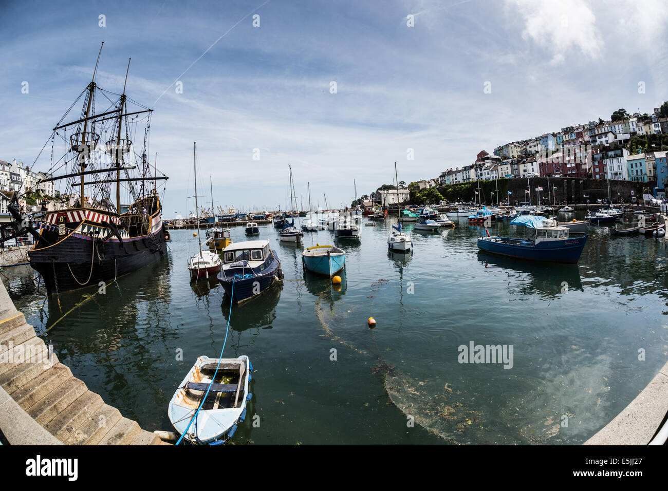 Family Holiday photographs of Toruay and Devon in England UK Stock ...
