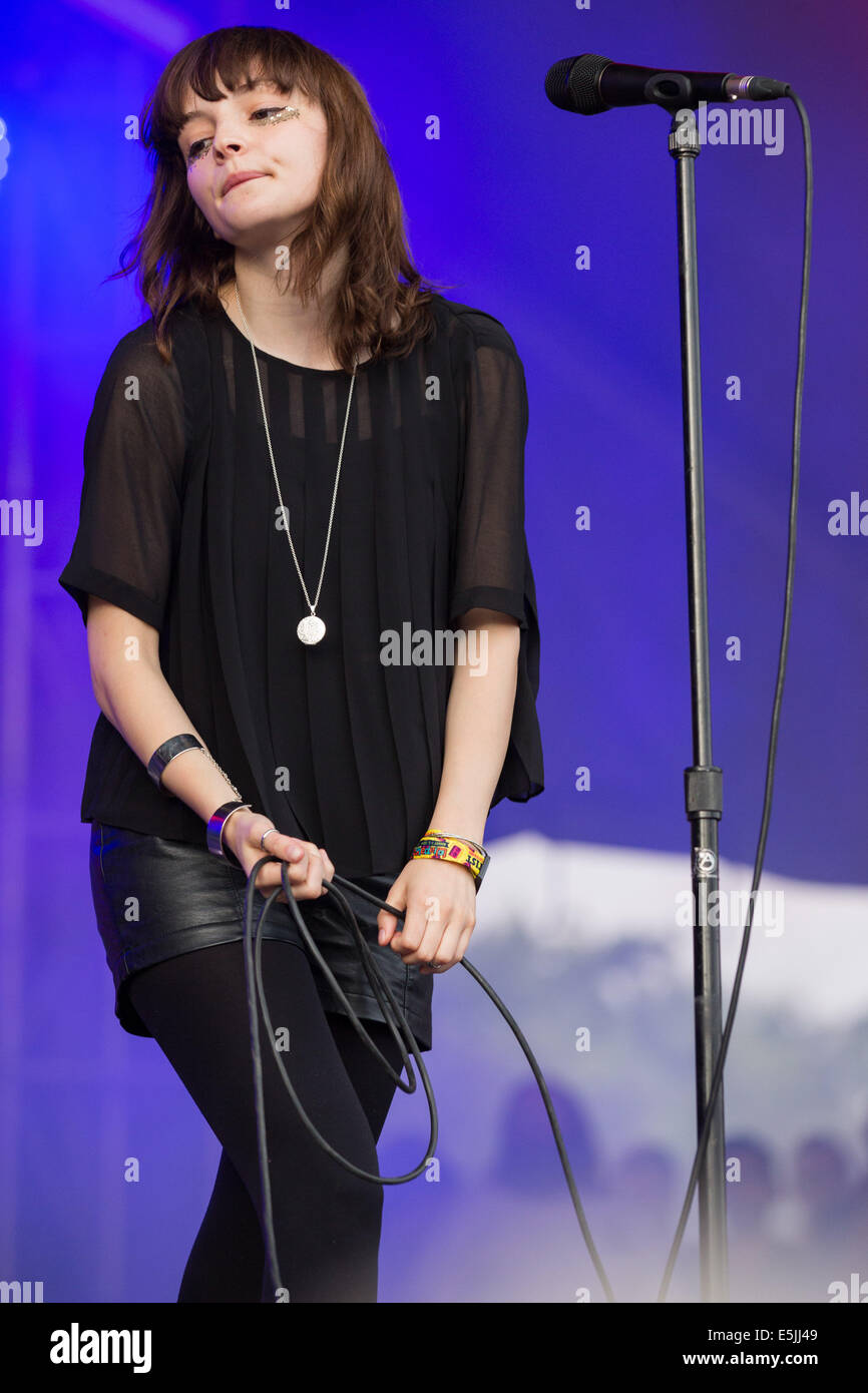 Chicago, Illinois, USA. 1st Aug, 2014. Vocalist LAUREN MAYBERRY of the ...