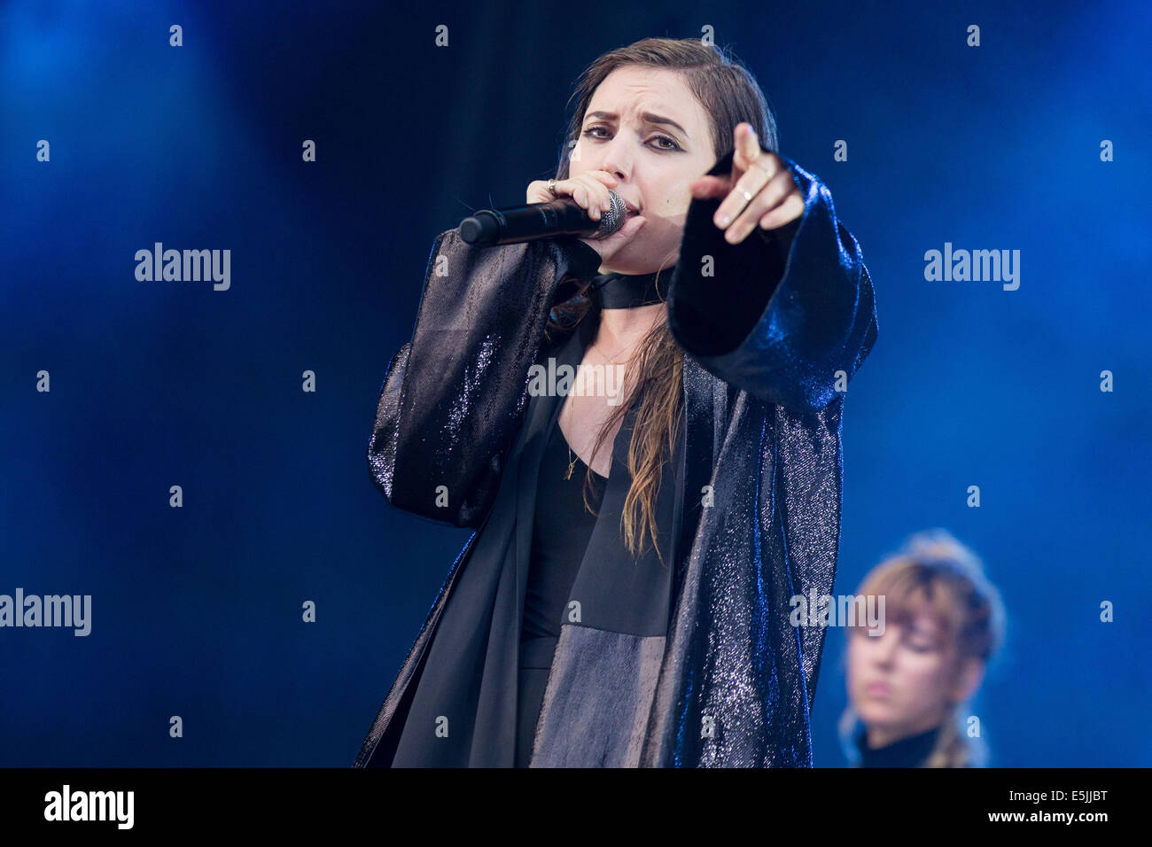 Chicago, Illinois, USA. 1st Aug, 2014. Vocalist LYKKE LI performs live ...