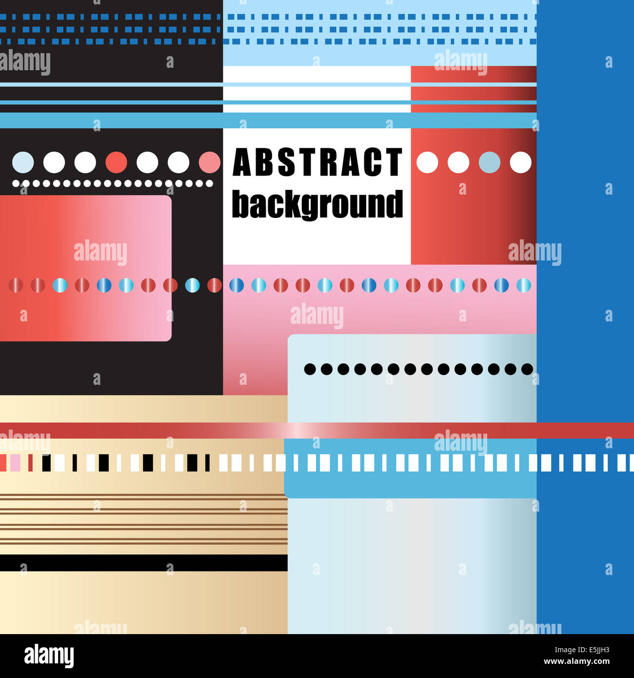 bright geometric abstract background with different elements Stock ...