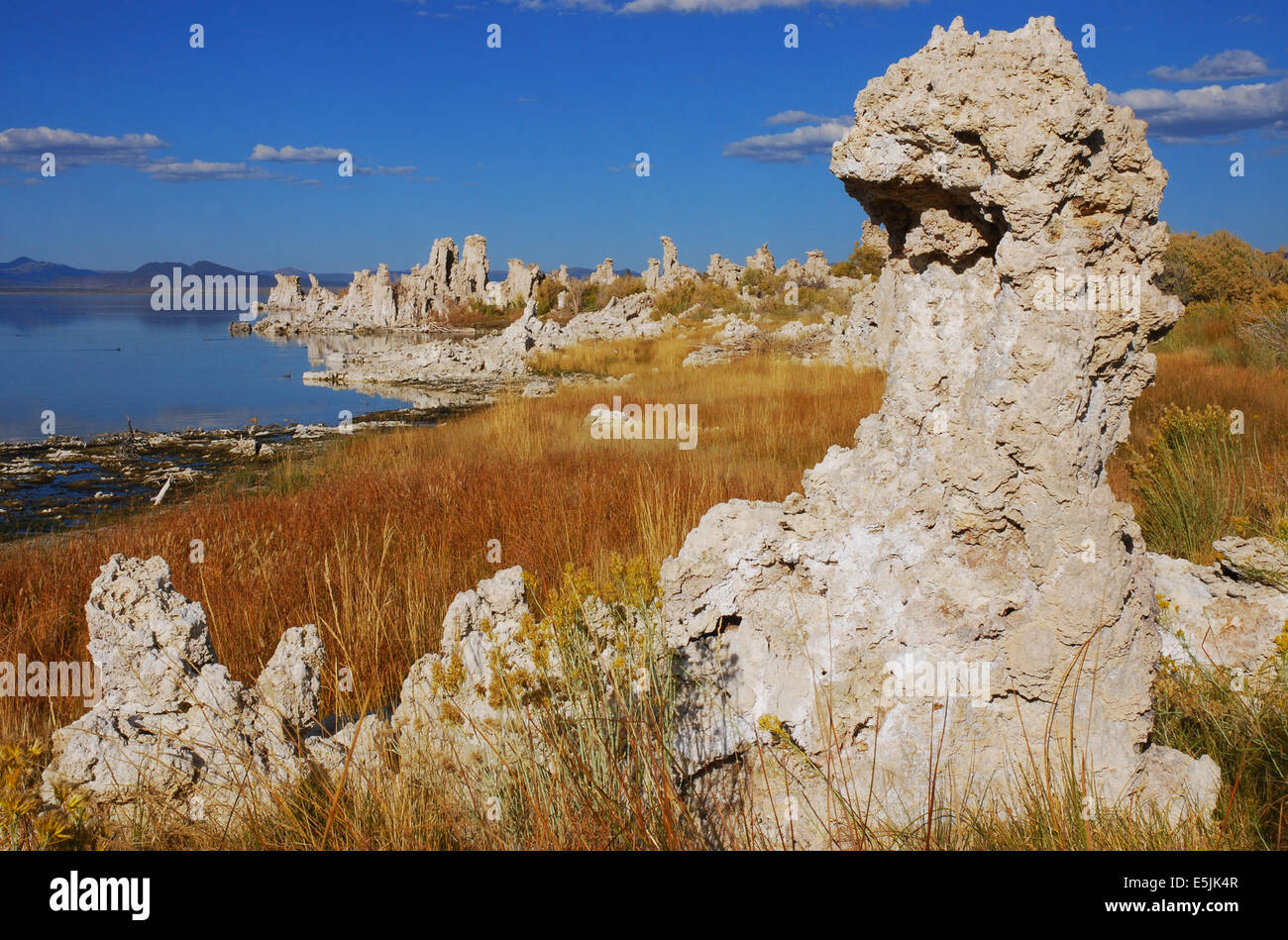 Mono Lake, Highway 395, California USA Stock Photo - Alamy