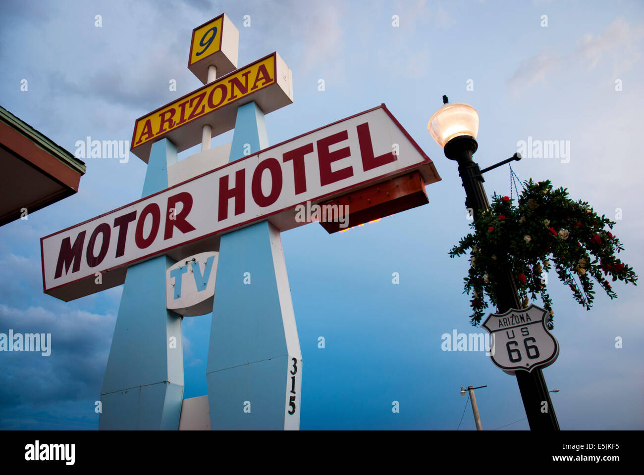 Route 66 hotel williams arizona hi-res stock photography and images - Alamy
