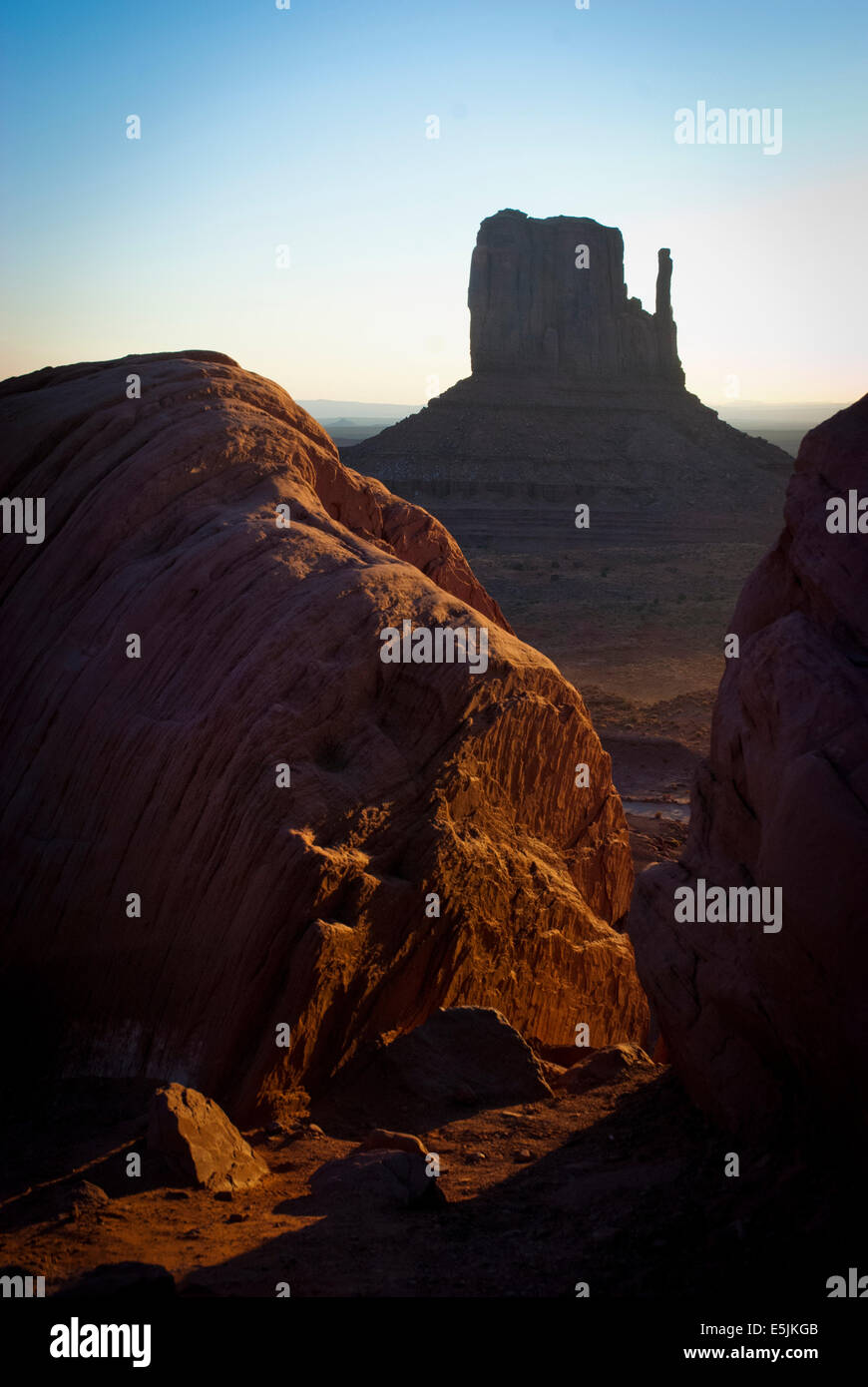 West Mitten Butte, Monument Valley Navajo Tribal Park, Arizona USA ...