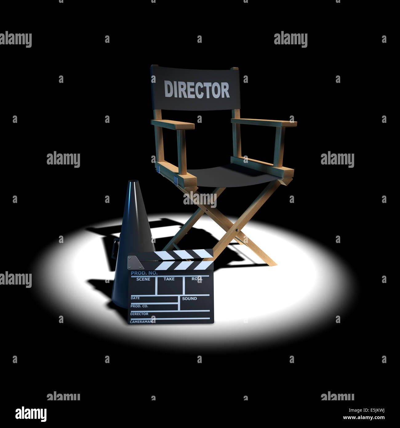 Directors chair film set hi-res stock photography and images - Alamy