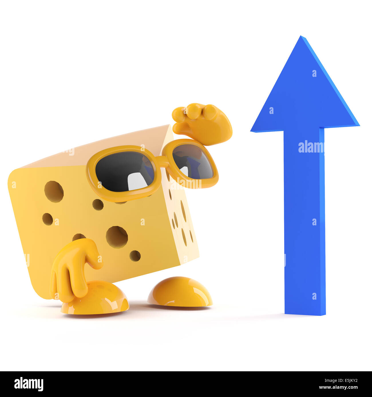 Cartoon Character Cheese Arrow High Resolution Stock Photography and ...