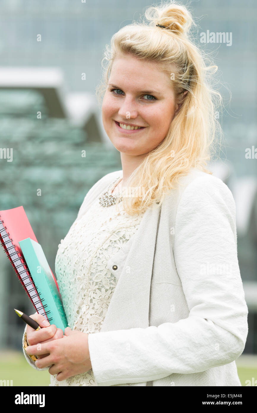 Student looking at camera Stock Photo - Alamy
