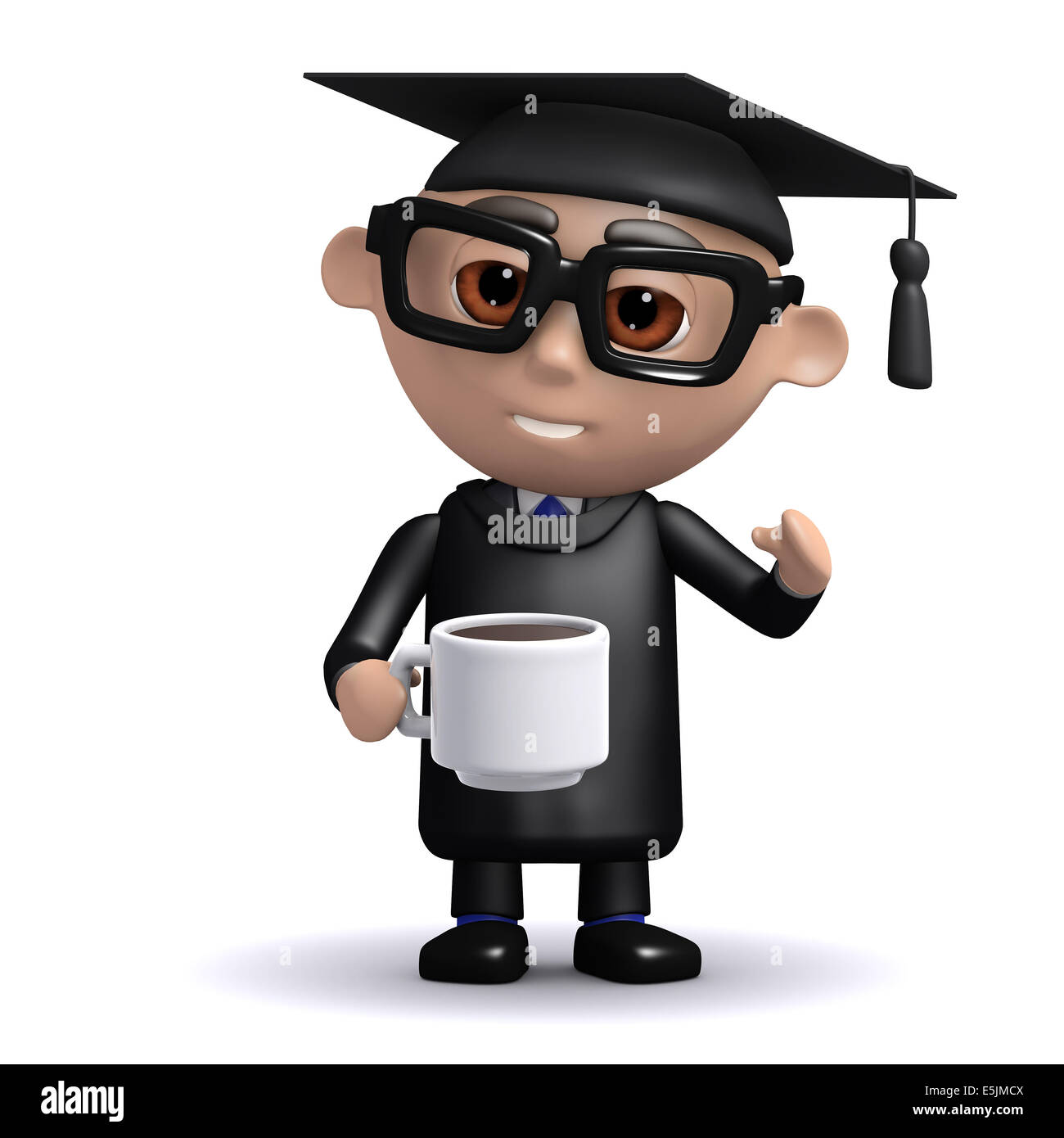 Student tea cup character hi-res stock photography and images - Alamy