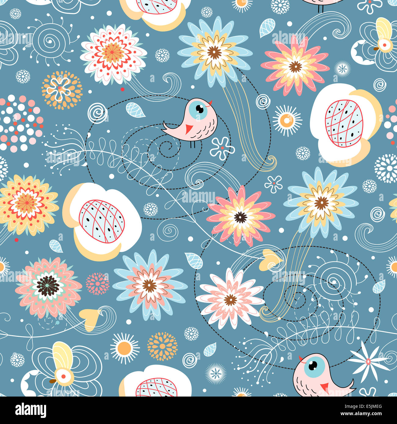 abstract floral pattern Stock Photo - Alamy