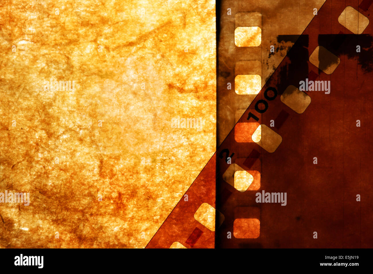 Old films over grunge paper background Stock Photo - Alamy