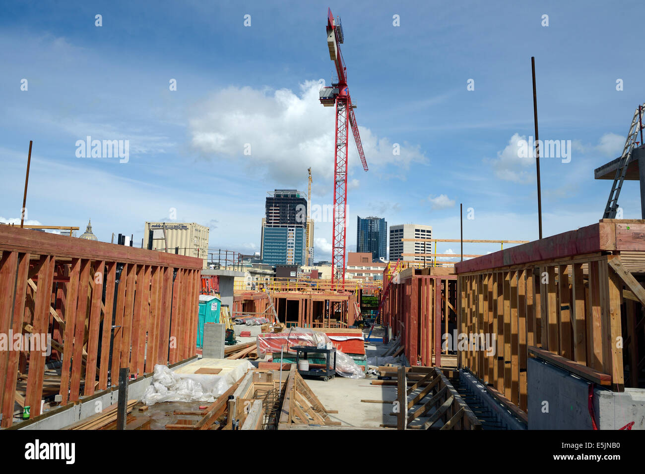 san francisco housing construction Stock Photo - Alamy