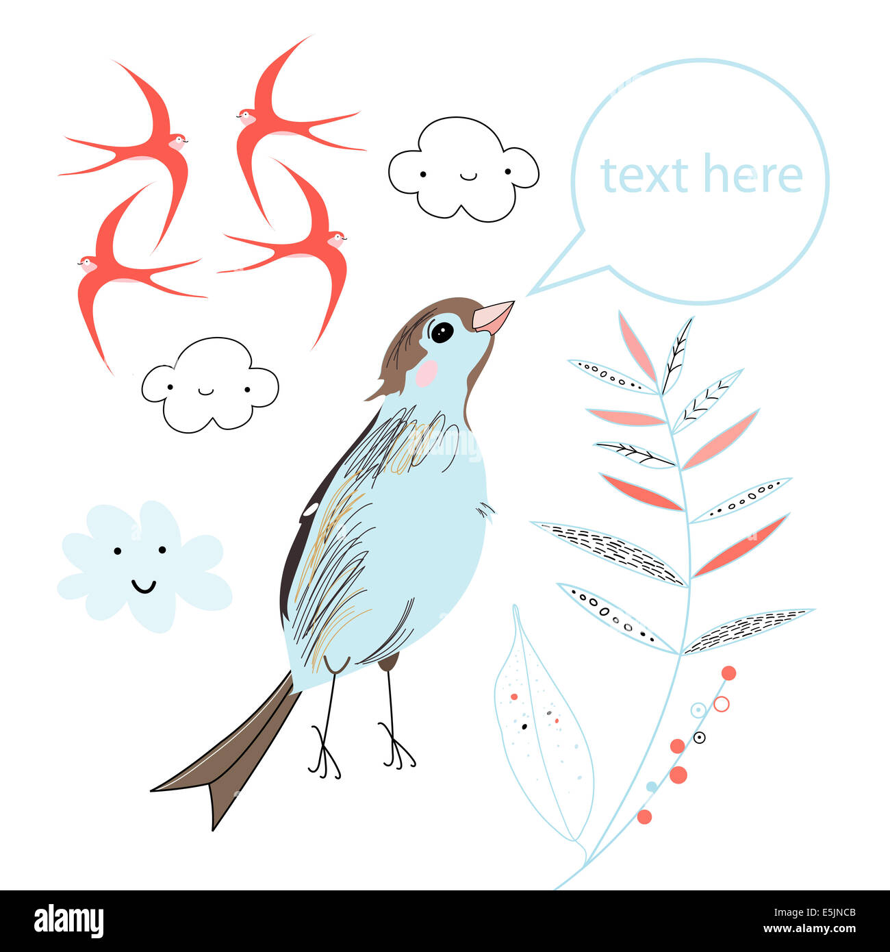 Birds designs Cut Out Stock Images & Pictures - Alamy