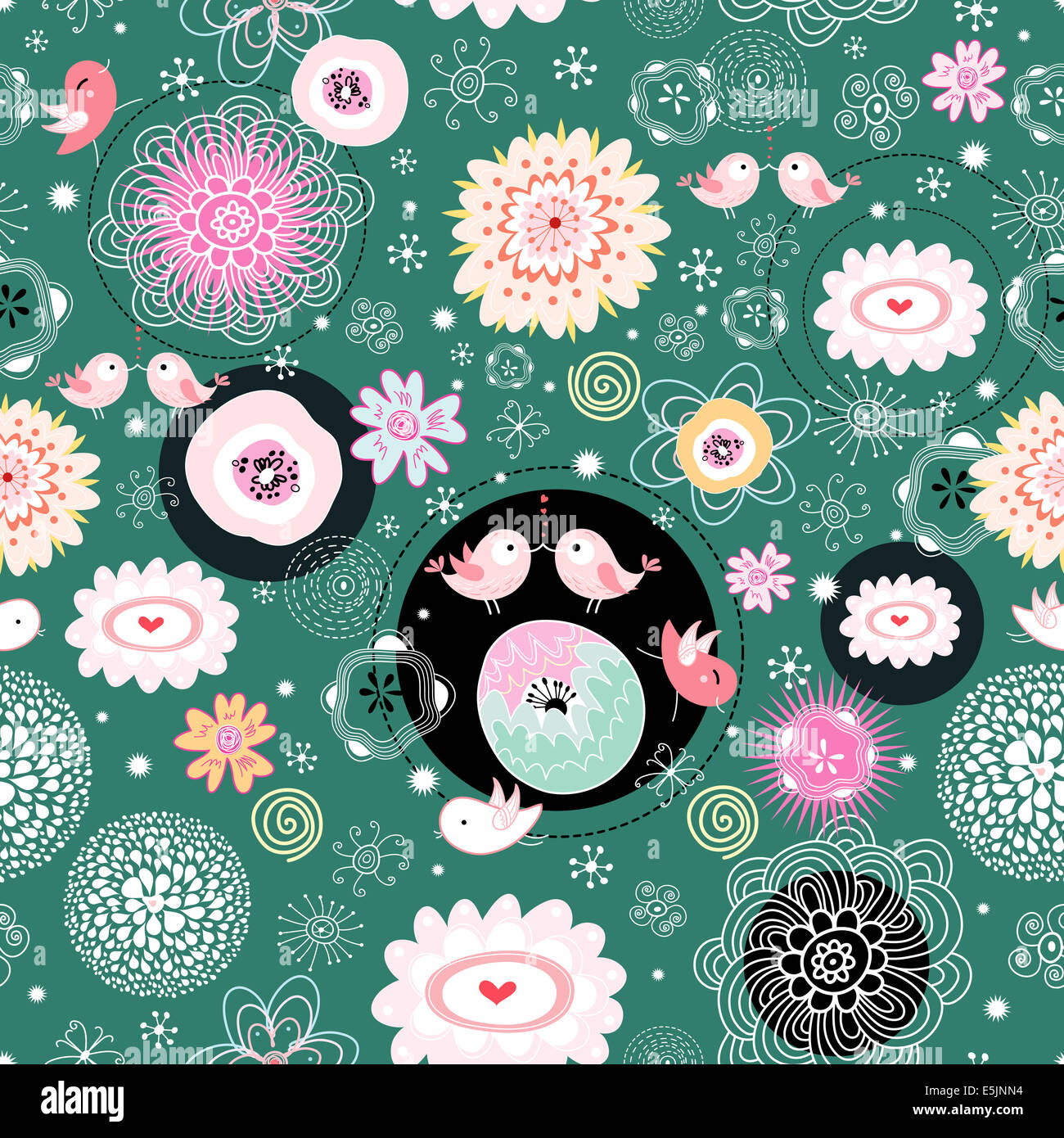 abstract floral pattern Stock Photo - Alamy