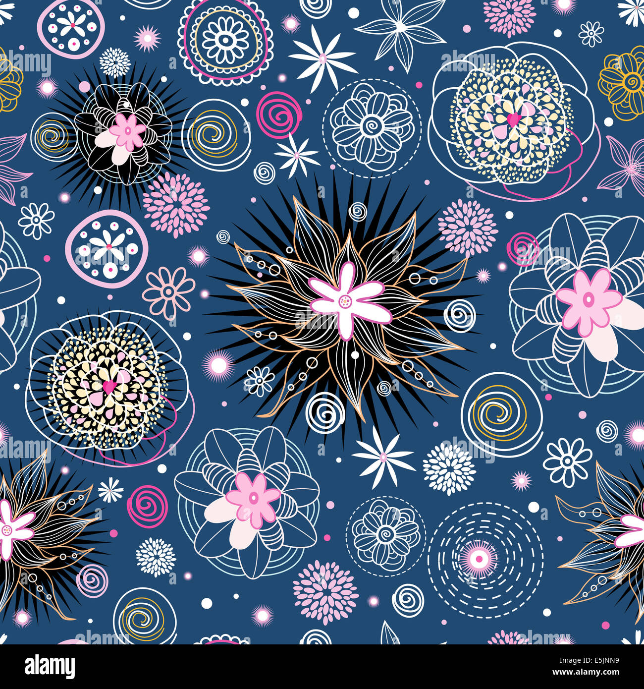 abstract floral pattern Stock Photo - Alamy