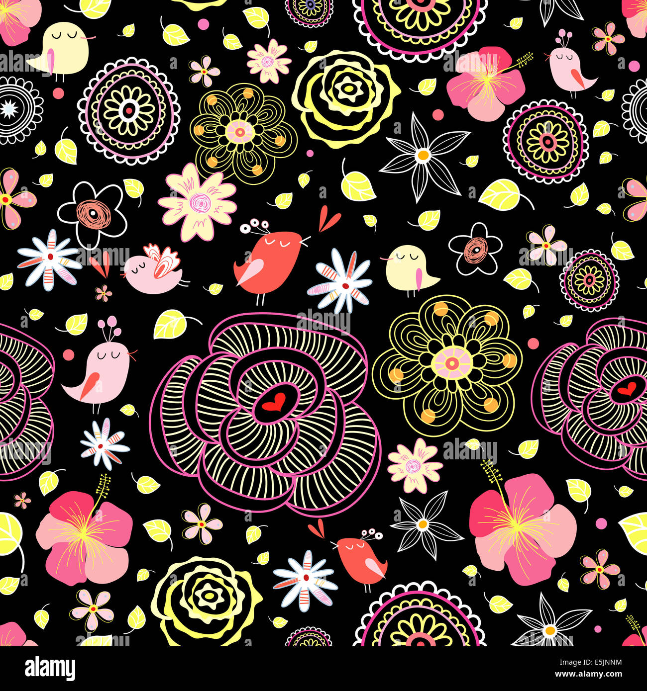 abstract floral pattern Stock Photo - Alamy