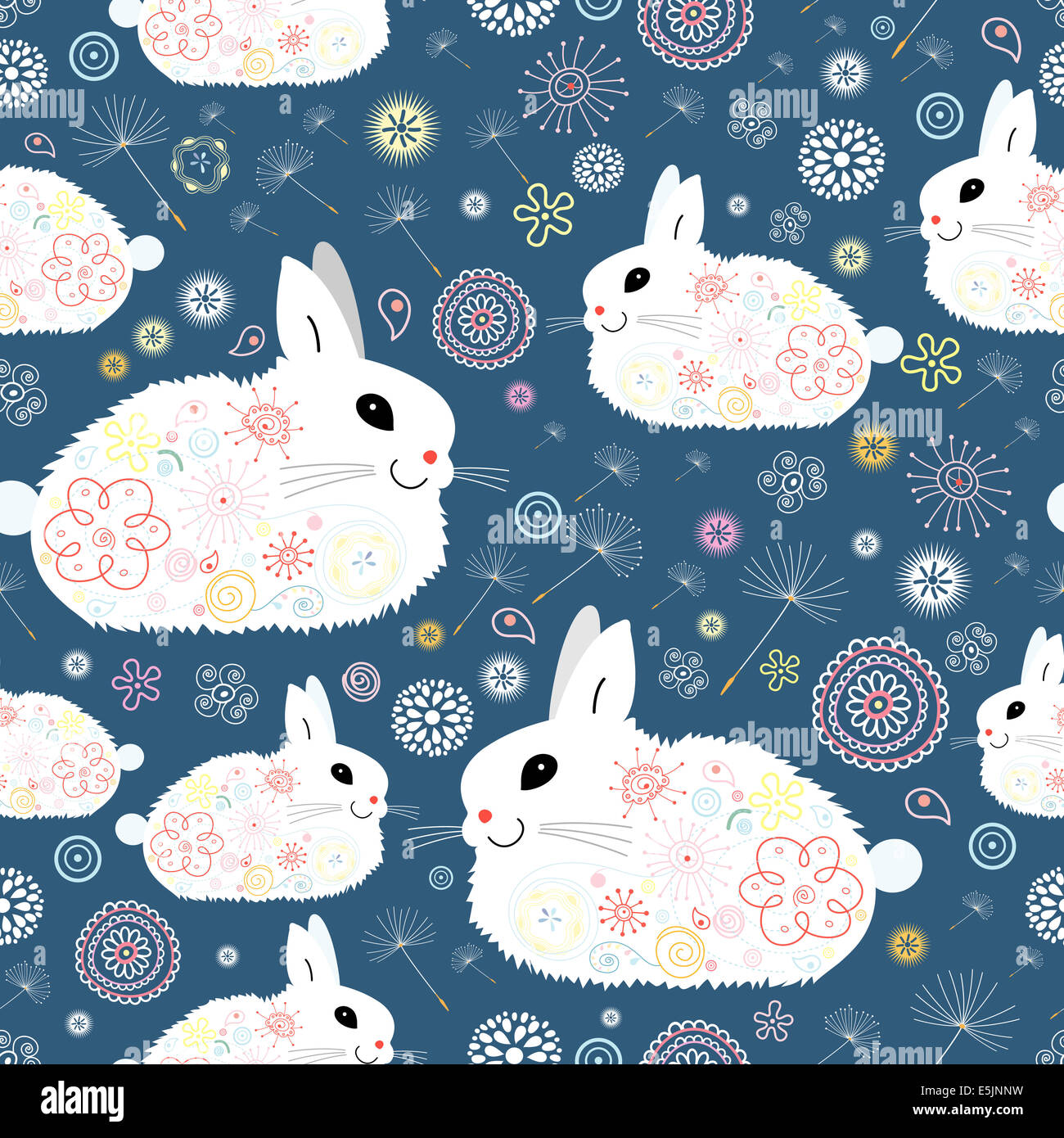 White rabbit abstract isolated on a white backgrounds, vector ...