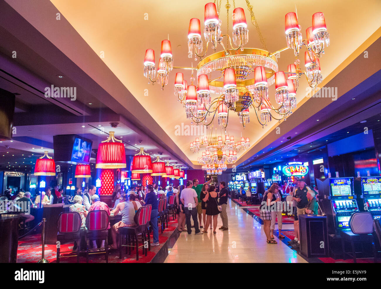 The Cromwell Hotel casino interior in Las Vegas Stock Photo - Alamy