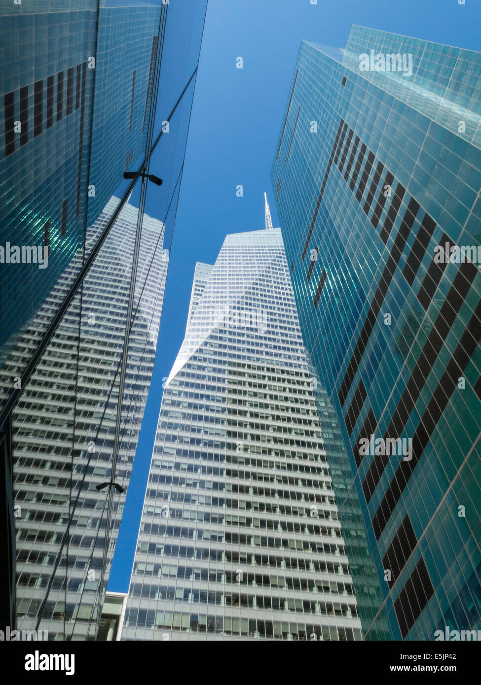 Bank of America Building among Skyscrapers in Midtown Manhattan, NYC ...
