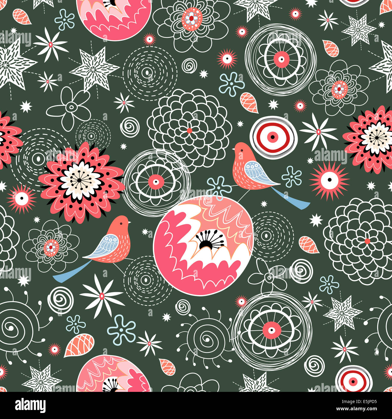 abstract floral pattern Stock Photo - Alamy