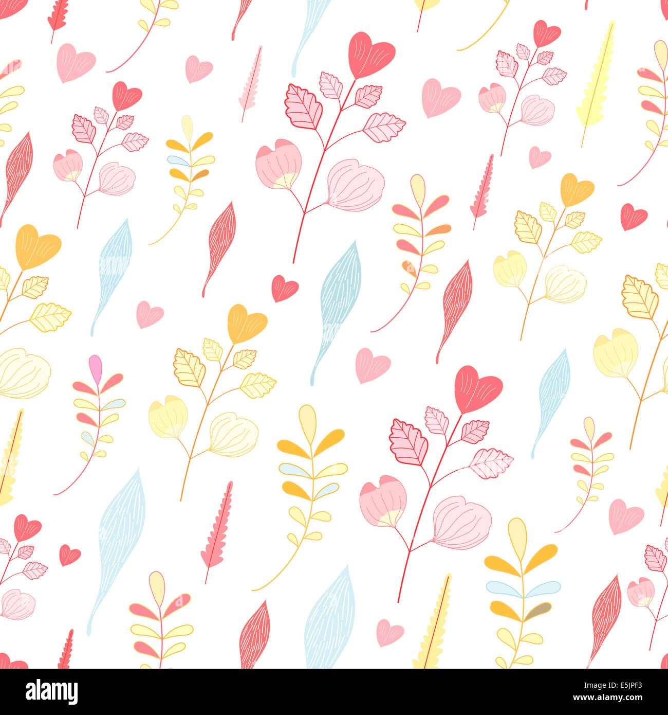 seamless pattern of colorful autumn maple leaves on a dark blue ...