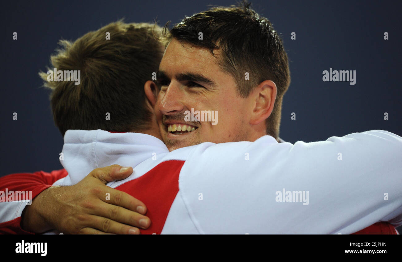 LEE DORAN JAVELIN HAMPDEN PARK GLASGOW SCOTLAND 02 August 2014 Stock ...