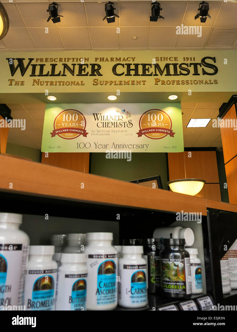 Willner Chemists, NYC Stock Photo - Alamy