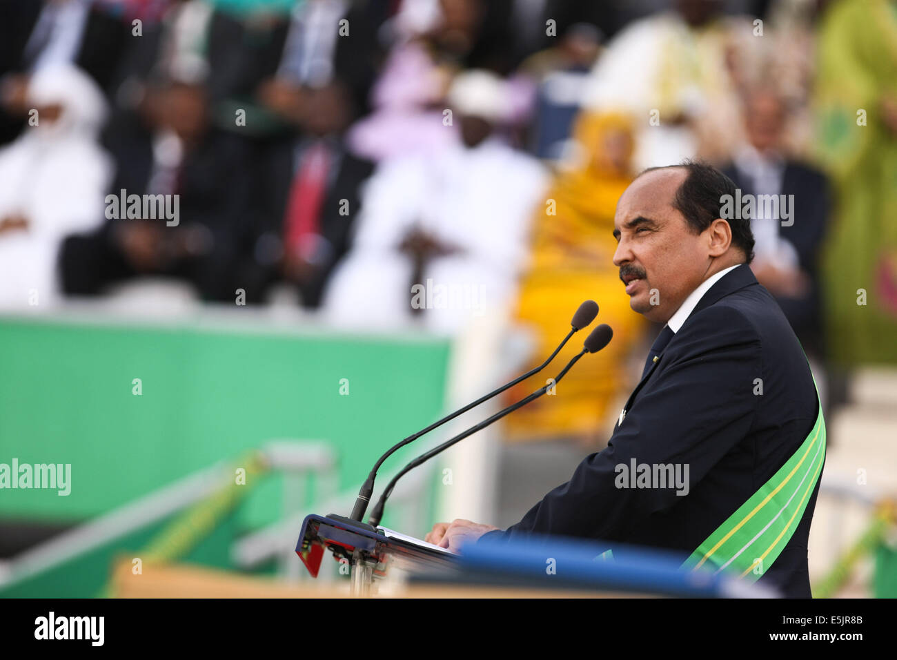 Nouakchott, Mauritania. 2nd Aug, 2014. Re-elected President of ...