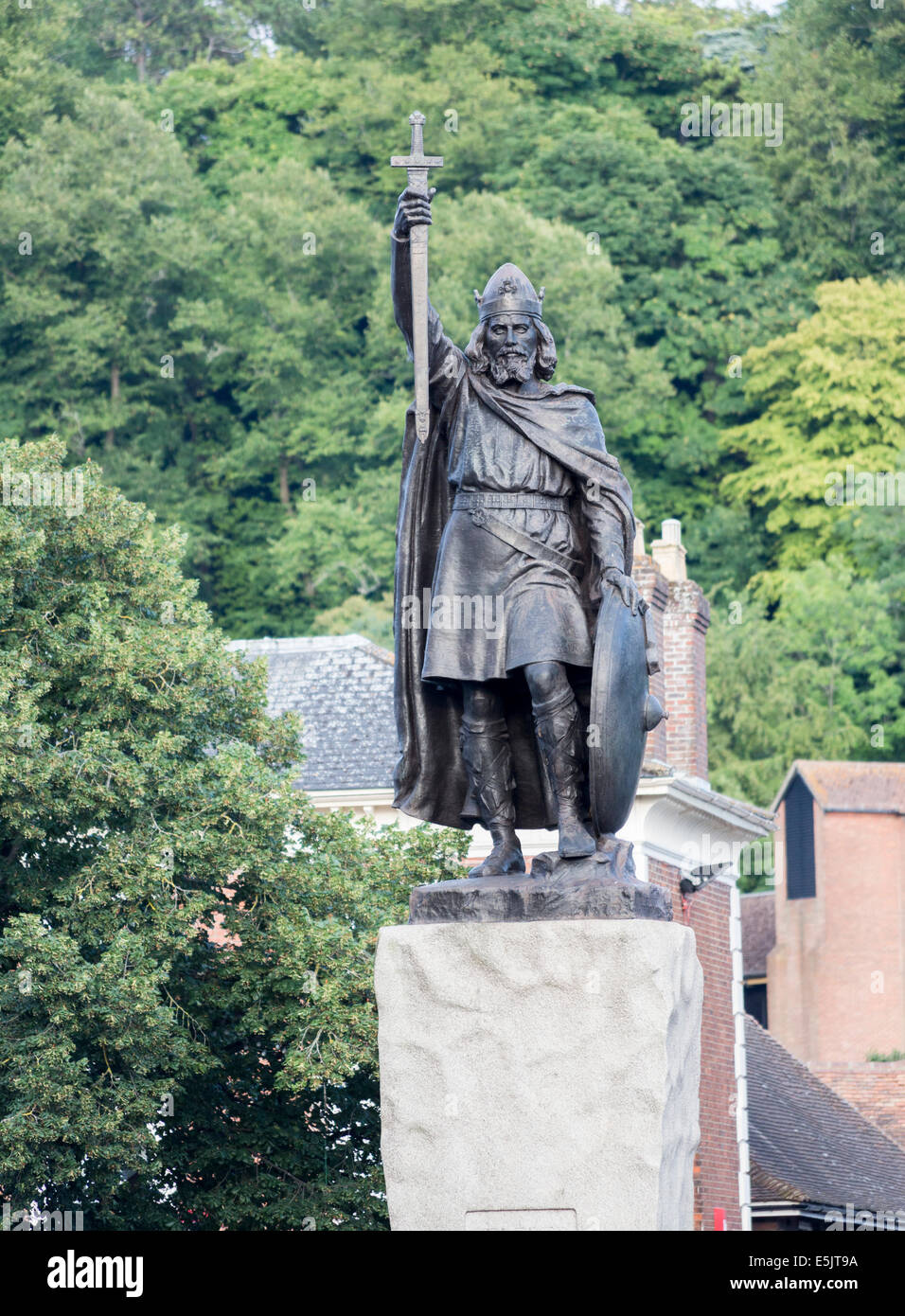 Winchester Uk Statue King Alfred High Resolution Stock Photography and ...
