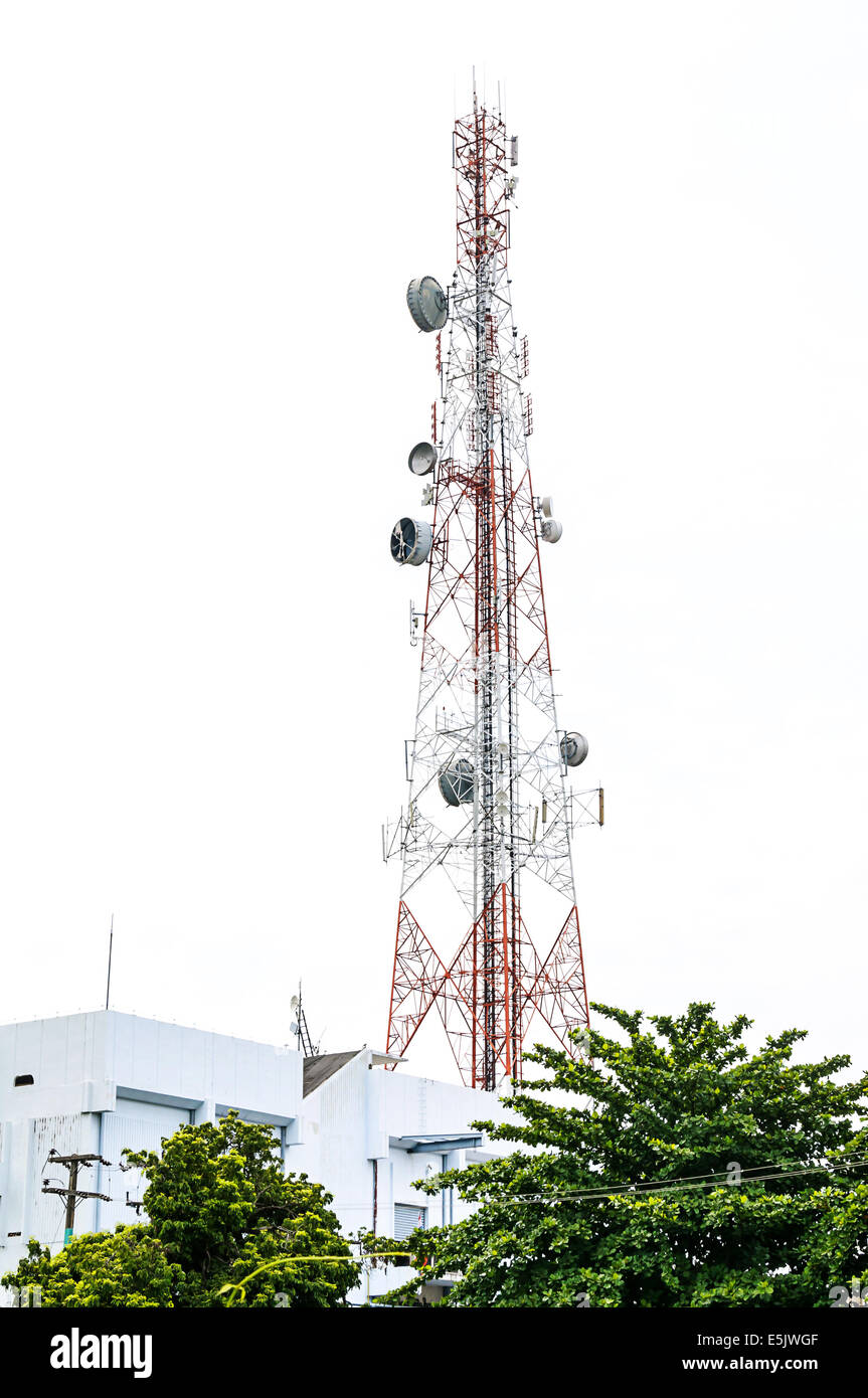 Cell phone tower building hi-res stock photography and images - Alamy
