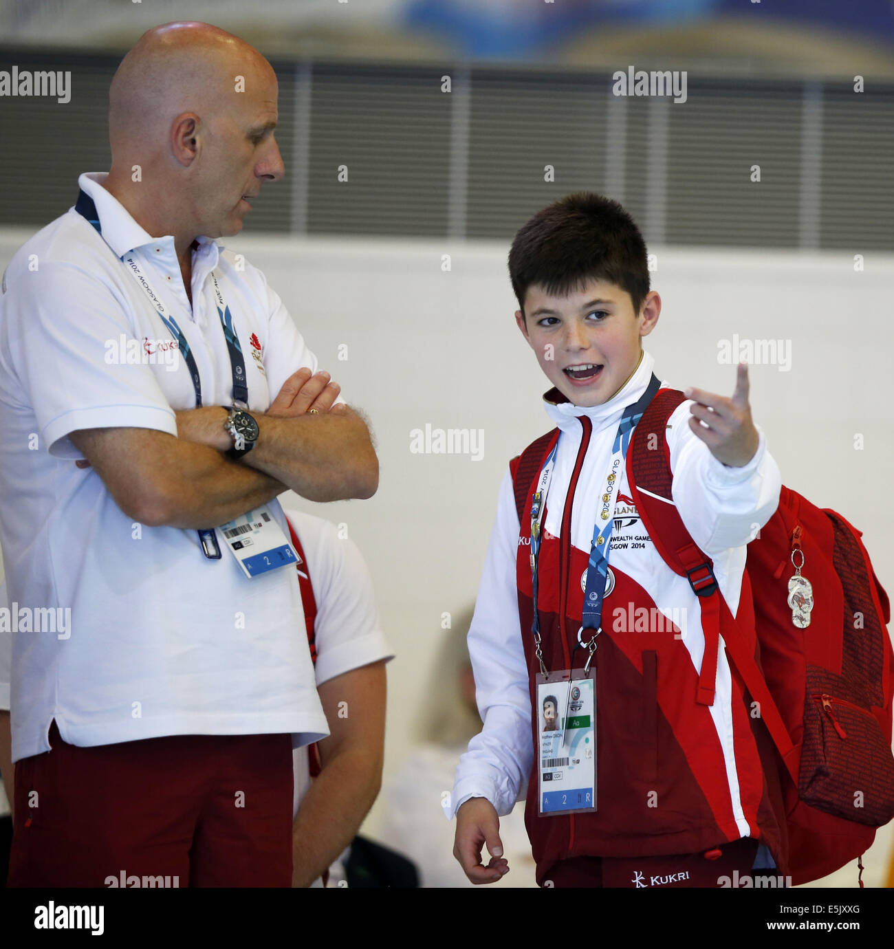 Edinburgh, Britain. 2nd Aug, 2014. Fourteen-year-old diver Matthew ...