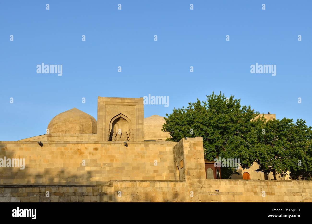 Shirvanshah's palace complex, Old City, Baku, Azerbaijan Stock Photo ...