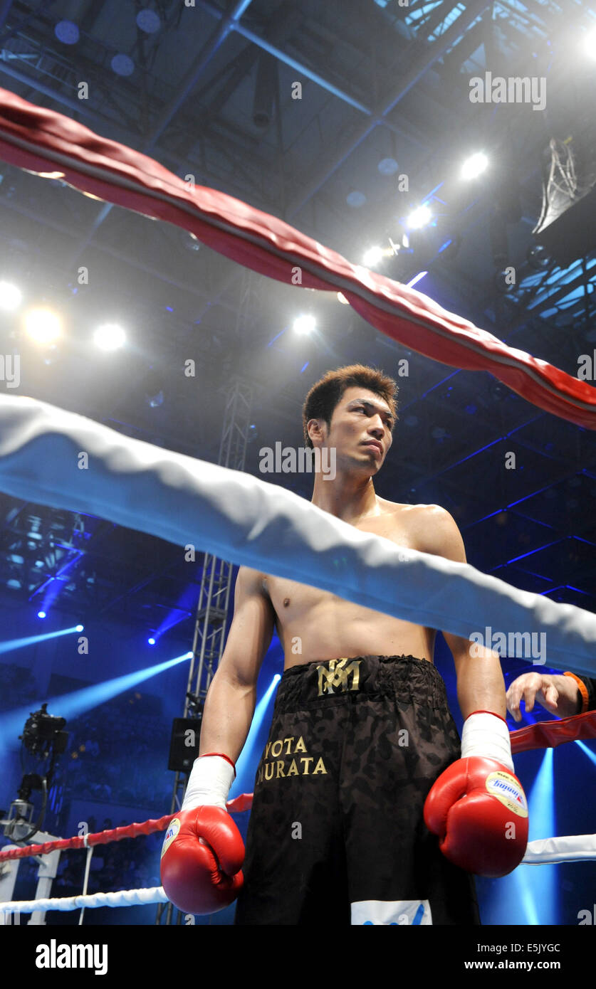 Kyoto, Japan. 22nd May, 2014. Ryota Murata (JPN) Boxing : Ryota Murata ...