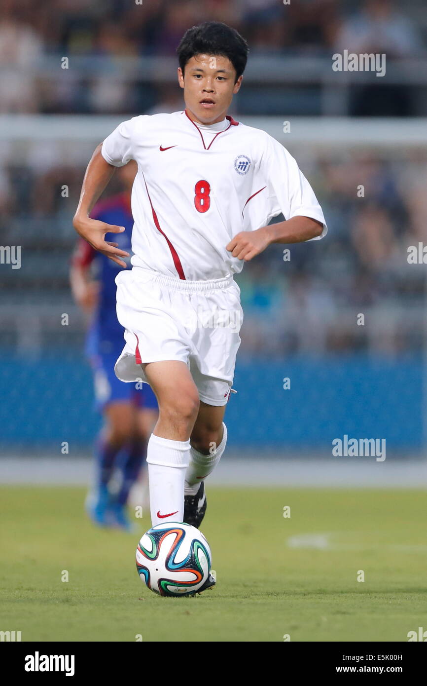 Kanagawa, Japan. 2nd Aug, 2014. Shun Ito (Mitsubishi) Football /Soccer ...