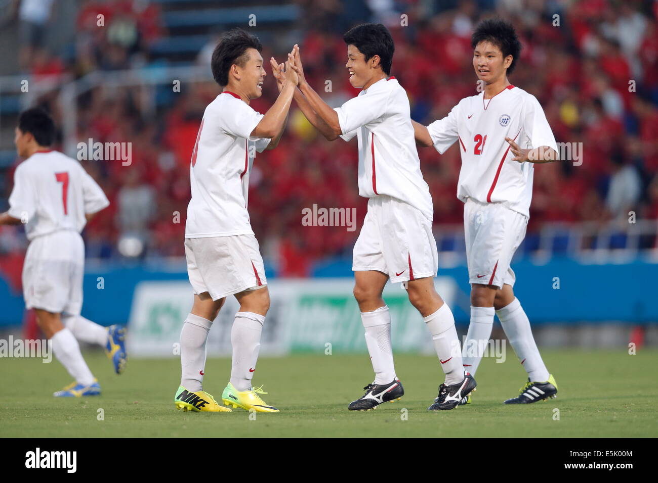 Kanagawa, Japan. 2nd Aug, 2014. (L to R) Yuya Shimoda, Shun Ito ...