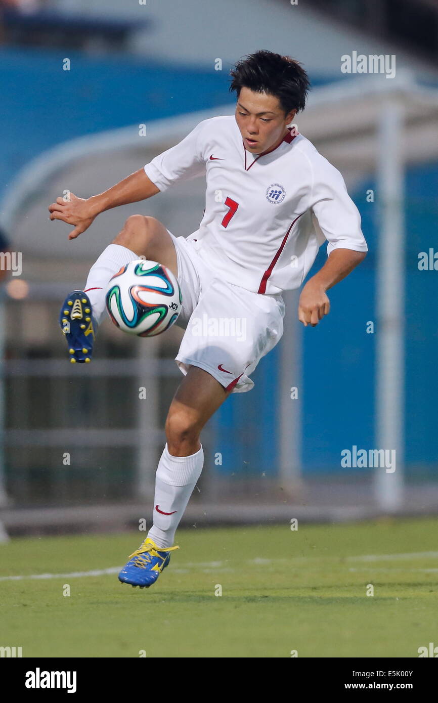 Kanagawa, Japan. 2nd Aug, 2014. Yuki Soma (Mitsubishi) Football /Soccer ...