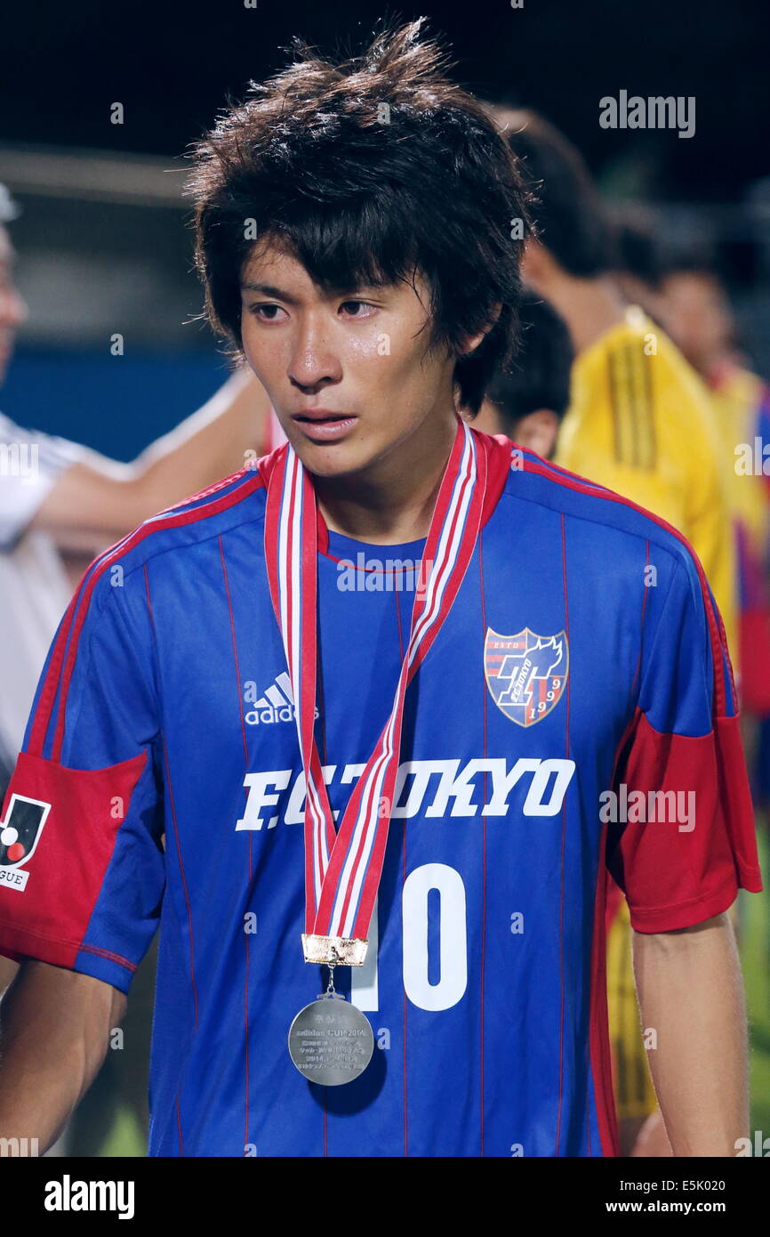 Kanagawa, Japan. 2nd Aug, 2014. Wataru Sasaki (FC Tokyo) Football /Soccer : adidas CUP 2014 ...