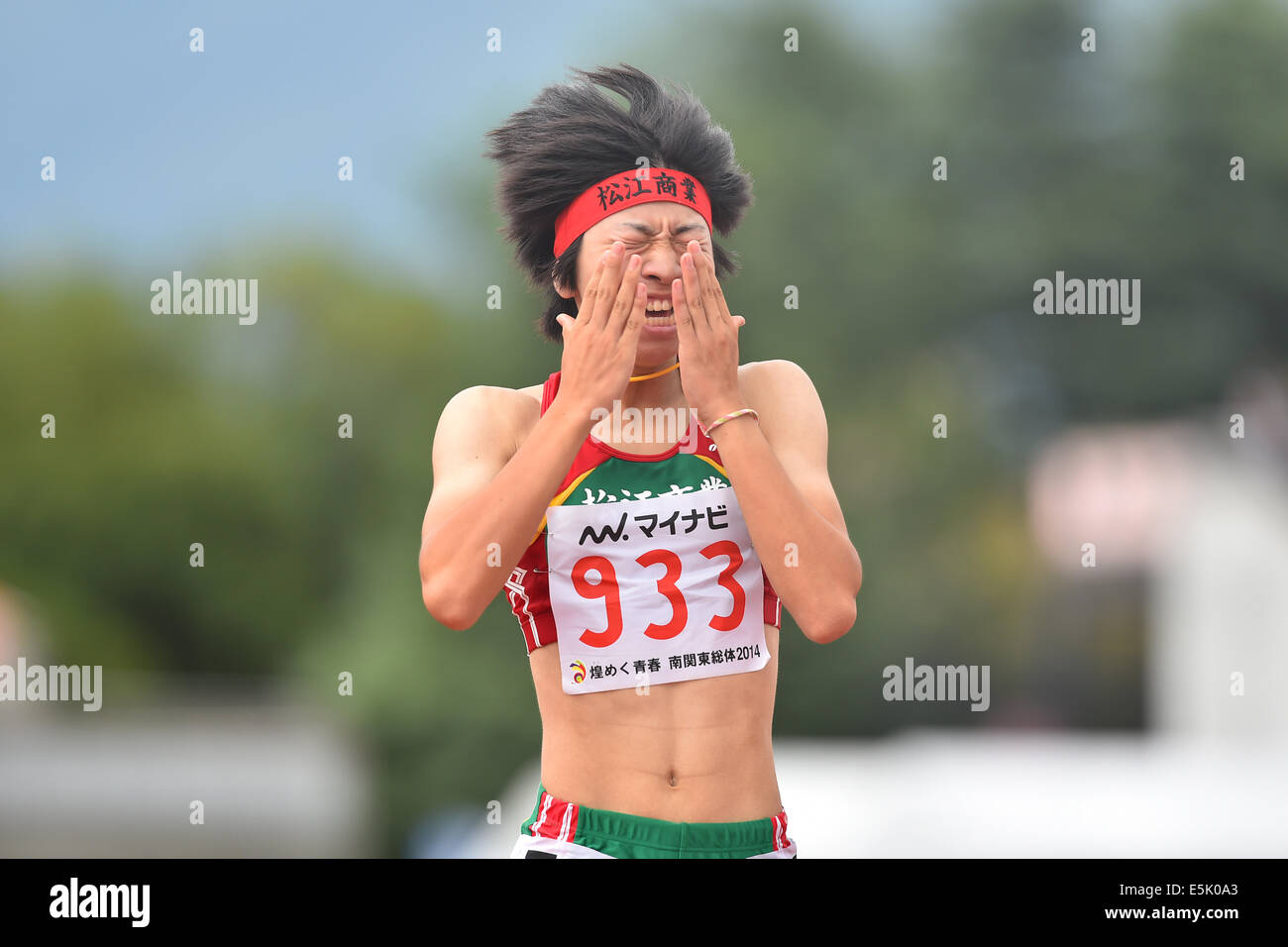 Kofu, Yamanashi, Japan. 2nd Aug, 2014. Seika Aoyama (Matsue Sho) Athletics : 2014 All-Japan ...