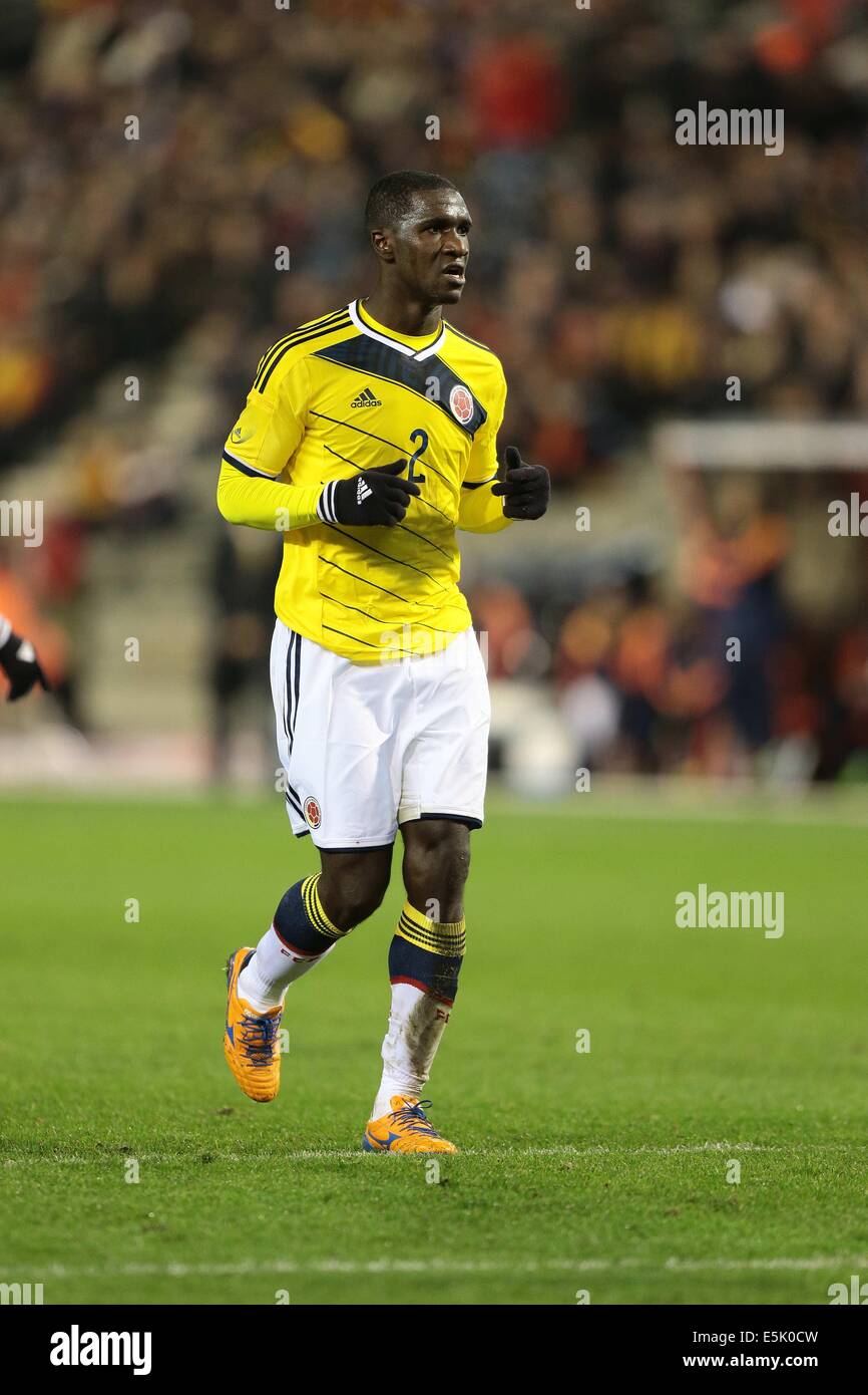 Brussels, Belgium. 14th Nov, 2013. Cristian Zapata (COL) Football ...