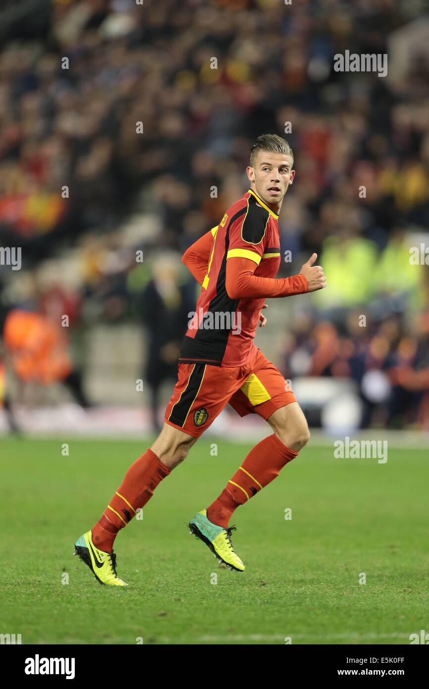 Brussels, Belgium. 14th Nov, 2013. Toby Alderweireld (BEL) Football ...