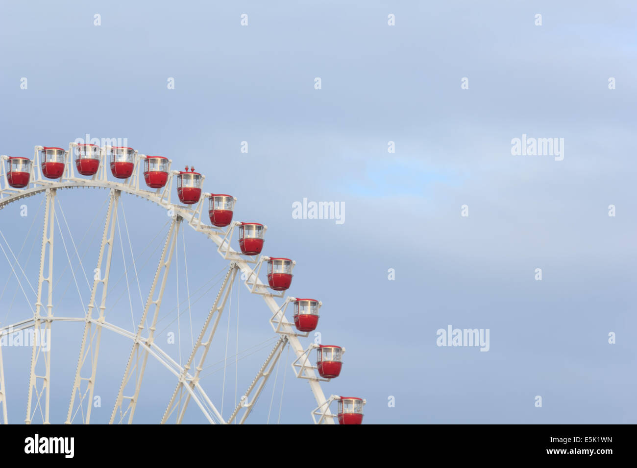 Ferris wheel with blue sky Stock Photo - Alamy