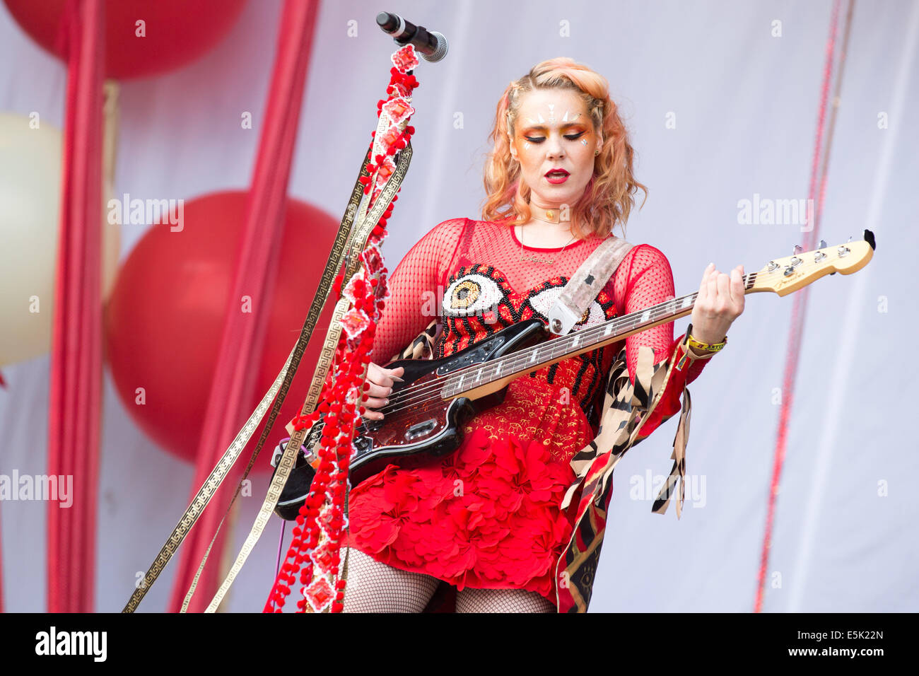 Chicago, Illinois, USA. 2nd Aug, 2014. Musician KATE NASH performs live ...